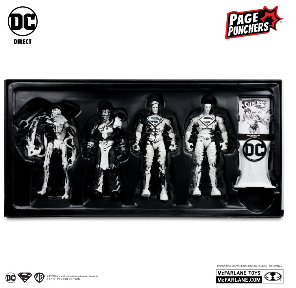 McFarlane Toys DC DIRECT - 7IN FIGURE WITH COMIC 4PK - SUPERMAN SERIES ...
